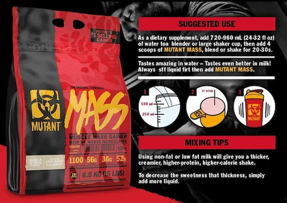 MUTANT MASS 6 LIBRAS - Fitsi!