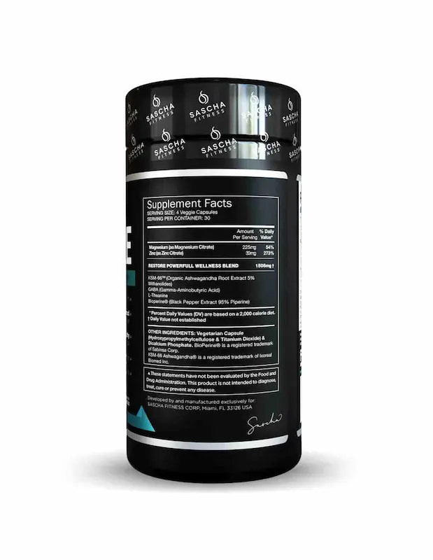 SASCHA RESTORE 120 CAPSULAS - Fitsi!