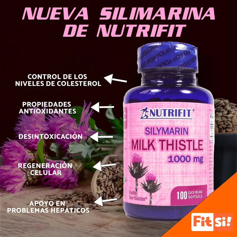 NUTRIFIT SILIMARINA 100 CAPS - Fitsi!