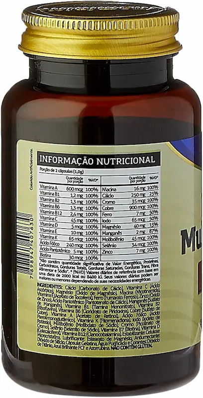 VITAMINLIFE DIARIUM MULTIVITAMIS 60 CAPS - Fitsi!