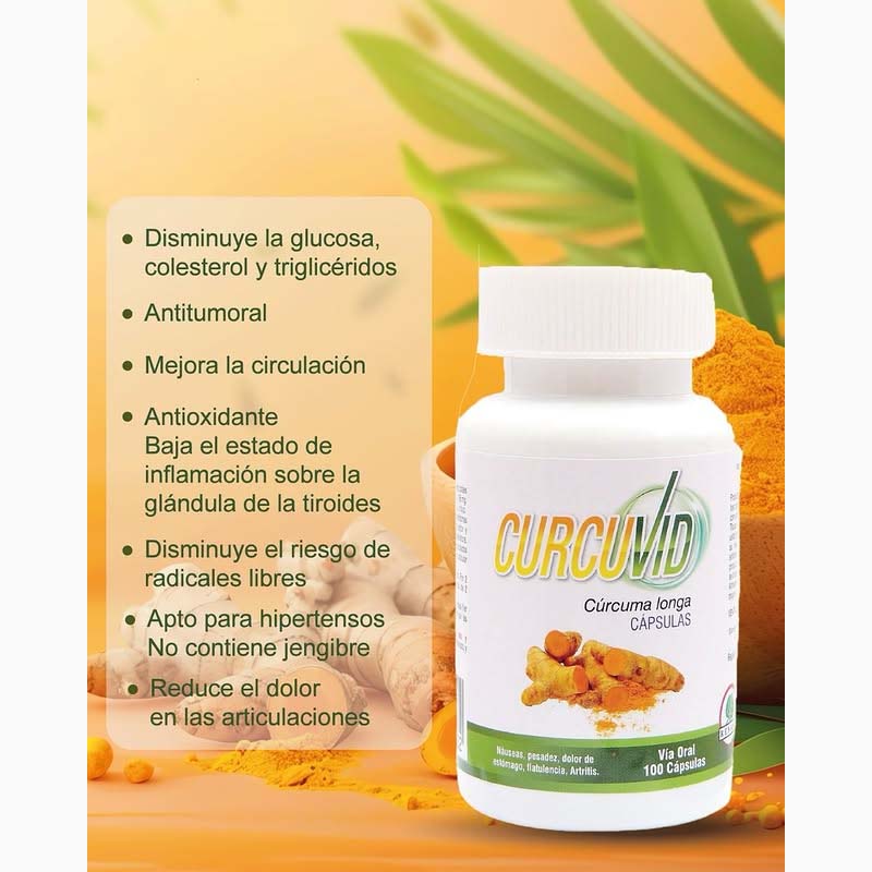 CÚRCUVIT CURCUMA 100 CAPS - Fitsi!