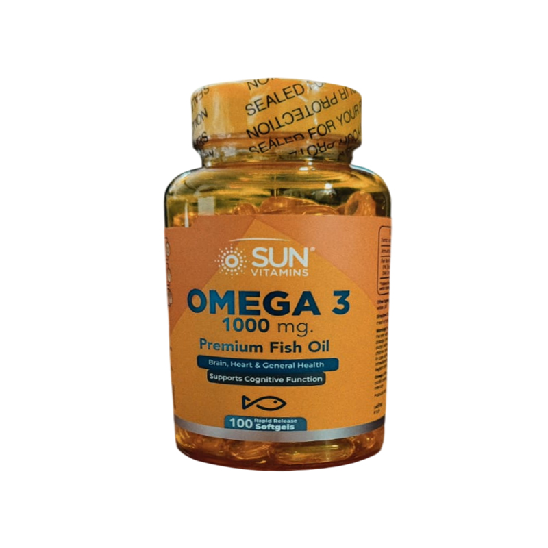 SUN VITAMINS OMEGA 3 100 CAPS - Fitsi!