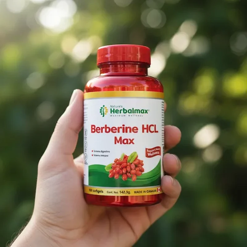 BERBERINE HCL MAX SOFTGEL 1423 mg ENVASE X 100 U - Fitsi!